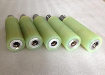 China Abrasion Resistant Polyurethane Rollers and Wheels 35A-98A Hardness with 45-60KN/M Tear Strength for sale