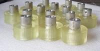 China Industrial Oil Resistant Polyurethane Bushings & Wheels with 35-98A Hardness and 45-130KN/M Tear Strength for sale