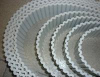 China Industrial T5 T10 T20 AT5 AT10 AT20 Double Side Teeth Polyurethane Timing Belt 80 m/sec Speed 10000 RPM for sale