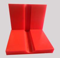 China Industrial Red PU Polyurethane Parts with 35-98A Hardness and 430-690% Elongation for Abrasion Resistance for sale