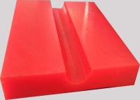 China Industrial Red PU Polyurethane Parts with 35-98A Hardness and 430-690% Elongation for Abrasion Resistance for sale