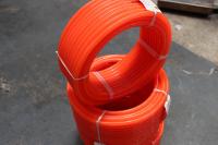 China Orange PU Round Belt 4-20mm Diameter Outstanding Abrasion Resistance Weatherability for sale