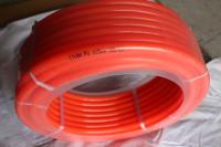 China Orange Smooth PU Round Belt Hardness 90A Wear Resistant 2mm to 20mm Diameter for sale