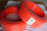 China Orange Smooth PU Round Belt Hardness 90A Wear Resistant 2mm to 20mm Diameter for sale
