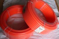 China Orange Smooth PU Round Belt Hardness 90A Wear Resistant 2mm to 20mm Diameter for sale