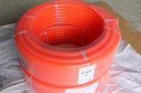 China Orange Smooth PU Round Belt Hardness 90A Wear Resistant 2mm to 20mm Diameter for sale