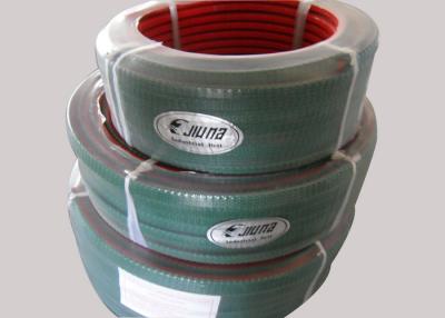 China PU Vee Grip Belt with Green PVC Surface - 13mm to 32mm Profiles, 30m Rolls, RoHS Compliant for sale