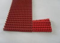 China Red Rubber Corrugated Super Grip V-Belt Type A-13 B-17 C-22 30m Roll Polyurethane Conveyor Belt for sale