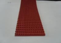 China Red Rubber Corrugated Super Grip Conveyor Belt Type A-13 B-17 C-22 30m Roll Industrial Grade for sale