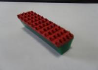 China Red Rubber Corrugated Super Grip Conveyor Belt Type A-13 B-17 C-22 30m Roll Industrial Grade for sale