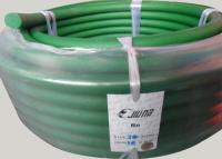 China 20mm Ceramic Conveying Belt PU Polyurethane Round Belt Orange Green 90 Shore A for sale