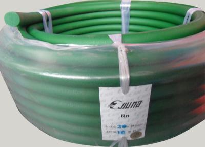 China 20mm Ceramic Conveying Belt PU Polyurethane Round Belt Orange Green 90 Shore A for sale