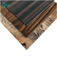 China Wood Grain Coating Wood Grain ACP PVDF Coating Type PVDF PE Aluminum Composite Panels Providing Durable Wood Grain Finish for sale