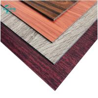 China Weather Shield Fireproof Aluminum Composite Panel with Wood Grain Finish for sale