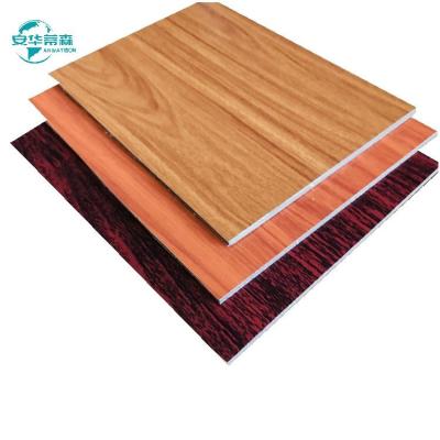 China 4x8'' Wooden Pattern Fireproof ACP ACM Sheets in 3/4/5/6mm for Exterior Wall Cladding for sale