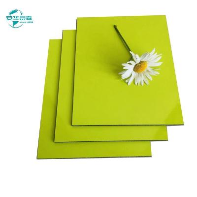 China 1220mm Width High Glossy ACP With PVDF Coating And Class A2 Fire Resistance Primer Included for sale