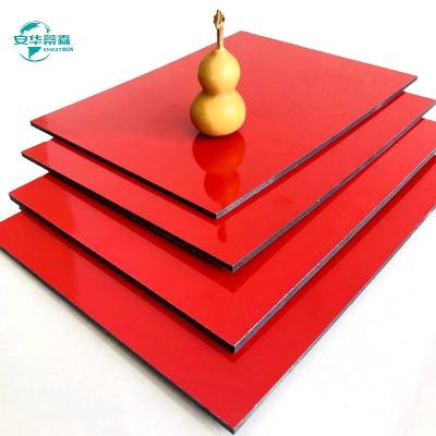 China Aluminum Composite Panel High Glossy ACP Fire Resistance Class A2 Back Coating Primer Coating for sale