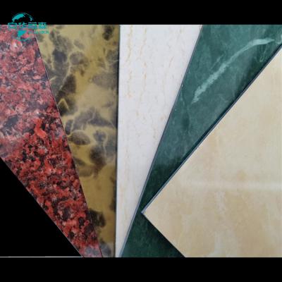 China Marble Grain ACP with PVDF Coating, Recyclable And Eco-friendly, for Mechanical Fastening Or Adhesive Bonding in Exterior Wall Panels for sale