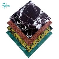 China Recyclable And Eco-friendly Marble Grain ACP with 1220mm To 1500mm Width and High UV Resistance For Wall Cladding for sale