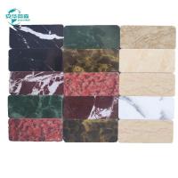 China Marble Grain ACP Aluminum Composite Panel with PVDF Coating 1220mm to 1500mm Width Recyclable and Eco-friendly for sale