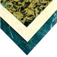 China Marble Grain ACP Aluminum Composite Panel with 1220mm to 1500mm Width PVDF Coating for Dry Hanging Installation for sale