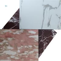 China 1220mm Width Marble Grain ACP Aluminum Composite Panel with High Impact Resistance and Recyclable Eco-friendly Design for Facade Cladding for sale