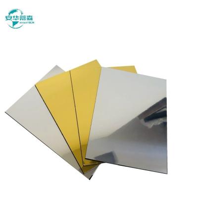 China Excellent Weather Resistance Mirror ACP Aluminum Composite Panel with Recyclable Materials and Strong Impact Resistance for sale