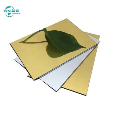 China Customized Color 1220mm Mirror Aluminum Composite Panels Facade for sale
