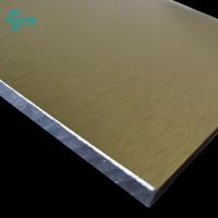 China Brushed ACP Panel with Brushed Surface Finish 15-Year Warranty and B1 Fire Rating for Modern Facades for sale