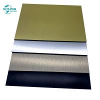 China PVDF Coating Brushed ACP Perfect Combination For Exterior Wall Cladding for sale