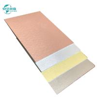 China Brushed ACP Aluminum Composite Panel with Brushed Surface Finish, Fire Rating B1, and 1220*2440mm Standard Size for sale