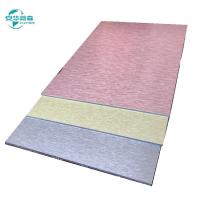 China Brushed ACP Aluminum Composite Panel with Good Bending And Forming Capability, Excellent UV And Weather Resistance, and 15-Year Warranty for sale
