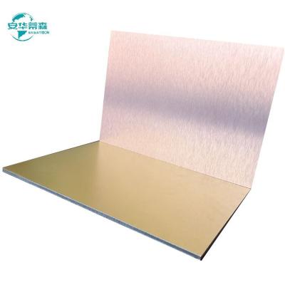 China Brushed Finish Aluminum Composite Panel with B1 Fire Rating and 2440mm Length for Modular Construction for sale
