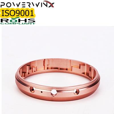 China Customized CNC Machining Parts , Mirror Polishing Stainless Steel Watch Case for sale