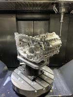 China Precision Aluminum CNC Machining Parts, 5 axis CNC machining part of transmission case for sale