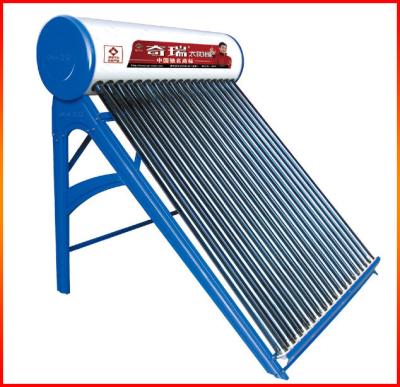 China 100L 200L 300L 500L Non-Pressurized Solar Hot Water Heater Heat Preservation 72hours for sale