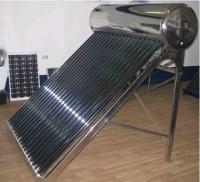 China 80L 100L 150L 200L 250L 300L 360L 400L 450L Stainless Steel Vacuum Tube Solar Geyser for sale