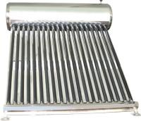 China Stainless Steel Vacuum Tube Solar Water Heater Collector System with 100L Inner Tank for sale