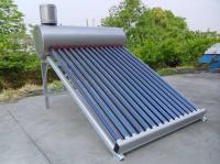 China Gray Color Steel Bracket 47X1500mm Mini Vacuum Tube Solar Water Heater Unpressurized for sale