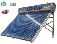 China Compact Vacuum Tube Solar Water Heater with Inox SUS304 Support and Max. Capacity 200L for sale