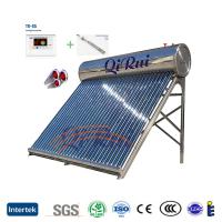 China Compact Vacuum Tube Solar Water Heater with Inox SUS304 Support and Max. Capacity 200L for sale