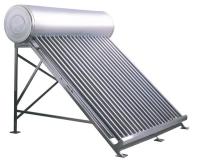 China Unpressurized 50L 100L 200L 300L 500L Chrome Plate Solar Hot Water Heater Boiler System for sale