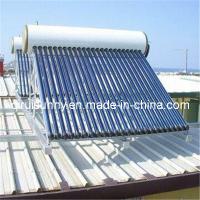 China Stainless Steel Interior Material 100-360L Vacuum Tube Pressured Solar Water Heater Hip-58 for sale