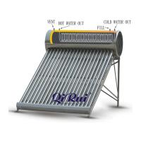 China 240L Best Home Integrated Solar Water System with Glass Vacuum Tube Collector Components for sale