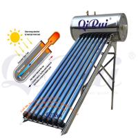 China Pressurized Inox SUS304 Stainless Steel Heat Pipe Solar Water Heater Glass Vacuum Tube for sale