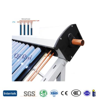 China Customizable U Tube Solar Water Heater System with Rock Wool Manifold Insulation for sale