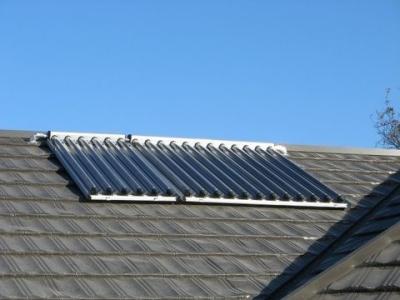 China Solar Keymark Glass Material Heat Pipe Solar Hot Water Collector for Medium Temperature for sale