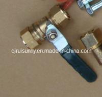 China Solar Water Heater Accessories Stainless Steel Interior Brass Ball Valve Included for sale