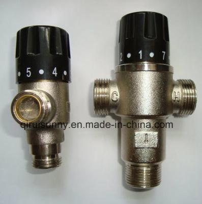 China DN20 DN15 Thermostatic Mixing Valve for Water Temperature Regulation for sale