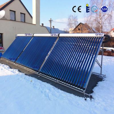 China Concentrating High Pressure Heat Pipe Collector with Solar Keymark Certificate QR58-30 for sale
